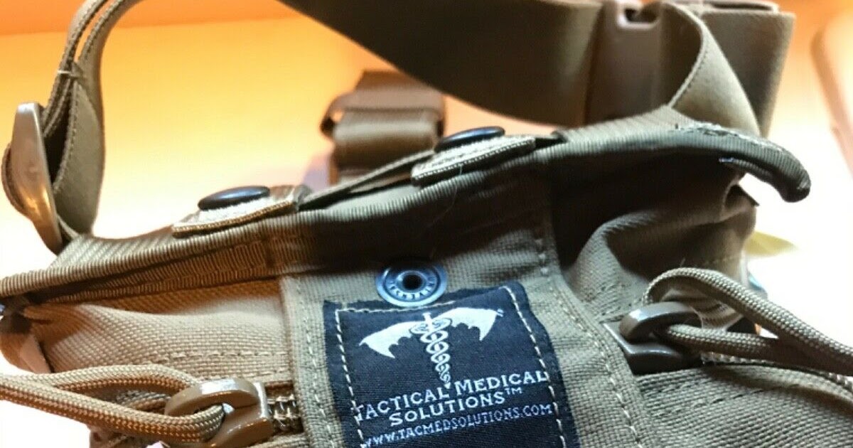 Webbingbabel: Tactical Medical Solutions Drop Leg Kit / Stocked