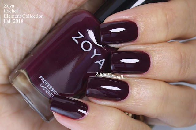Grape Fizz Nails: Zoya Element Collection, Fall 2018