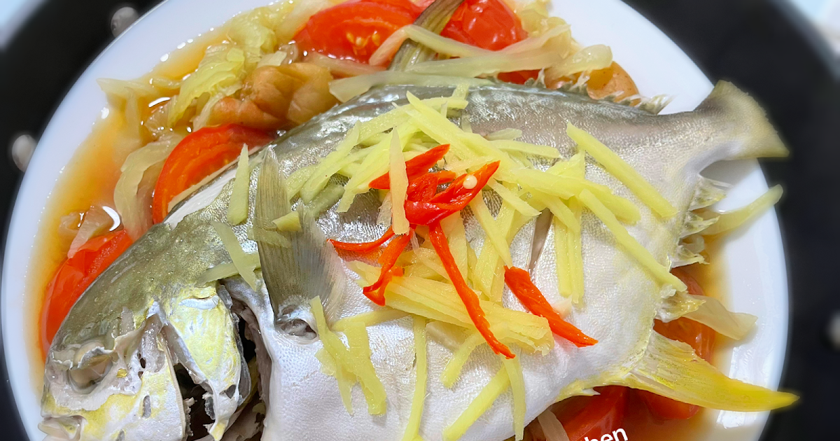 Plate & Palate: Steamed Pomfret Fish (Teochew style) 潮州蒸鱼