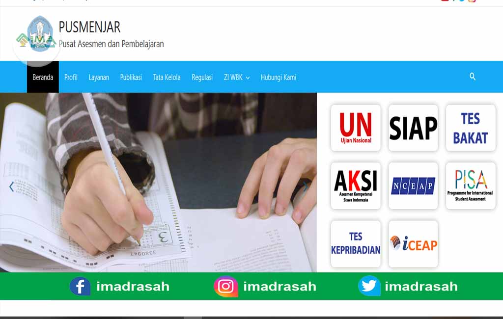 Penyelengaraan AKM tingkat SD/MI, MTs/SMP dan SMA/SMK/MA