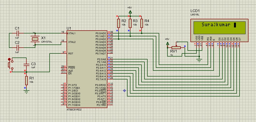 Lcd Interfacing With 8051 Microcontroller