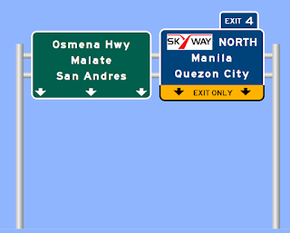 SLEX signage improvement ideas between Alabang and Buendia
