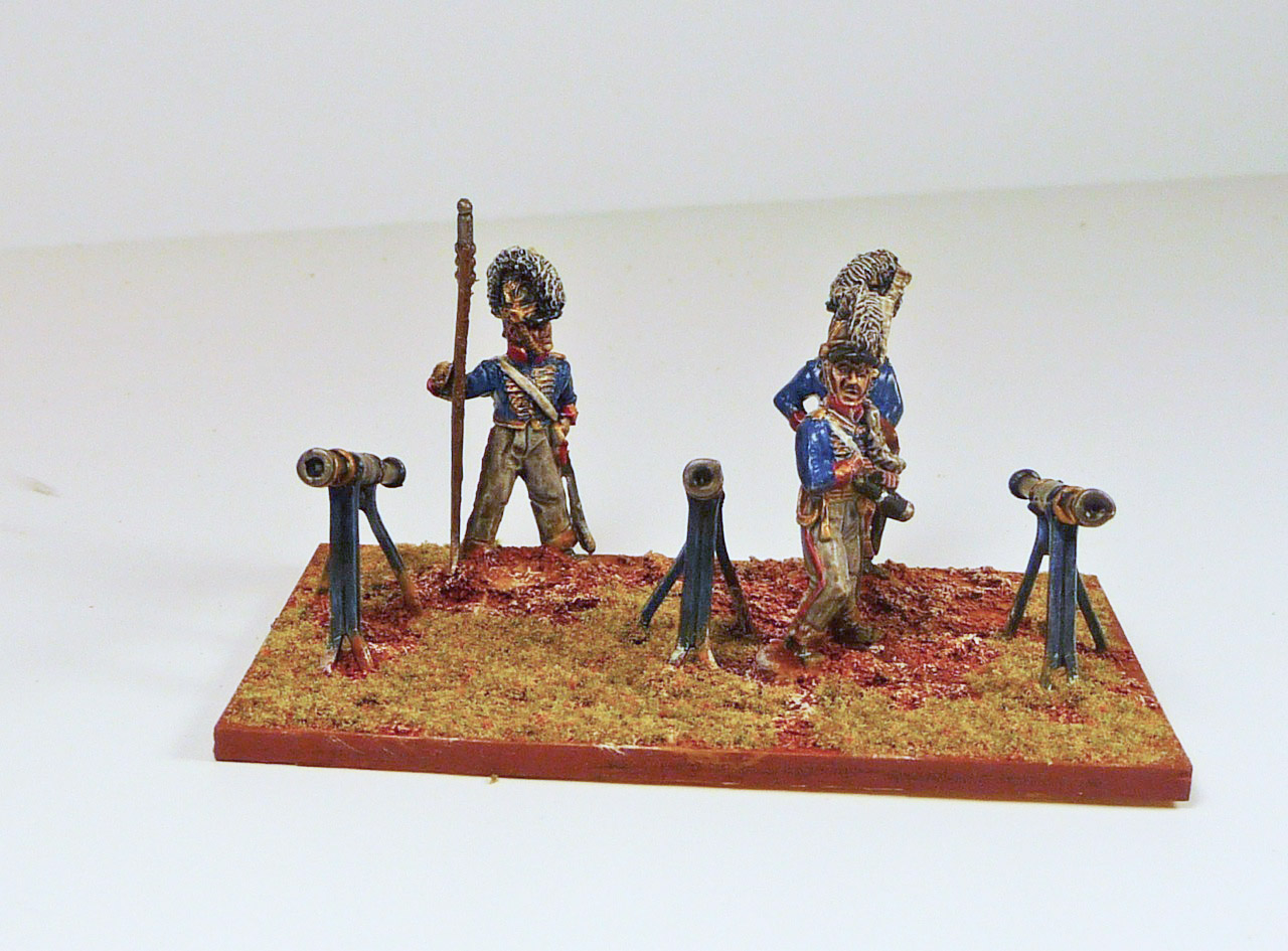 wargaming in 28 mm and sometimes smaller: British Rocket Troops