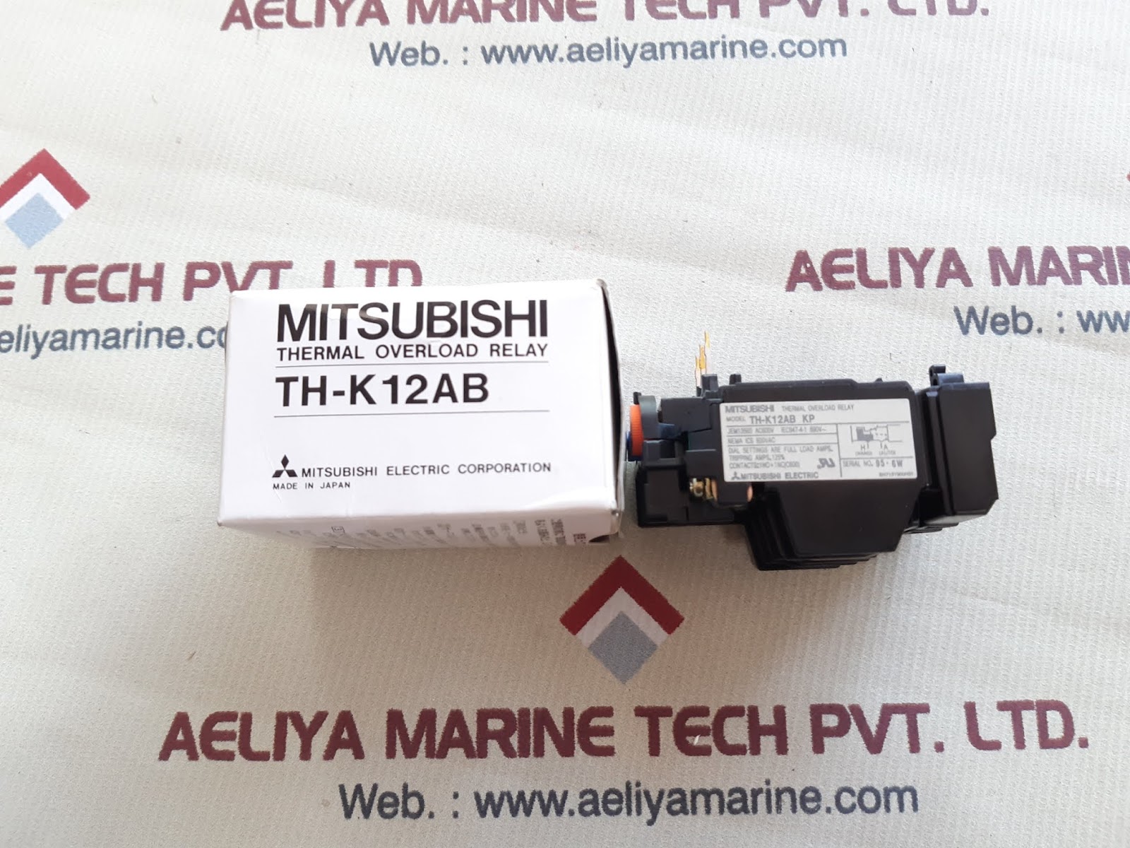 MITSUBISHI TH-K12AB KP THERMAL OVERLOAD RELAY - Aeliya Marine