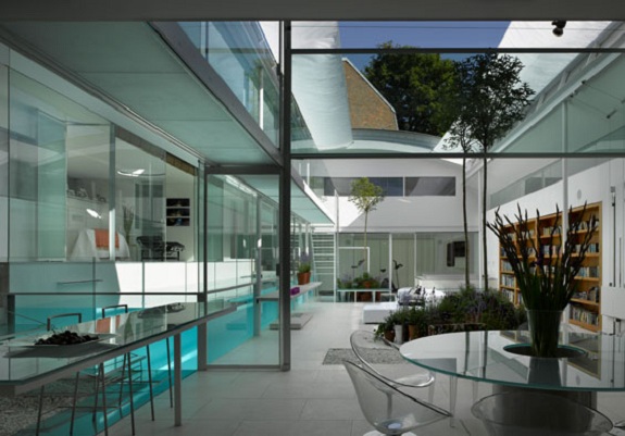Internal Glass Swimming Pool | Interesting Creative Designs