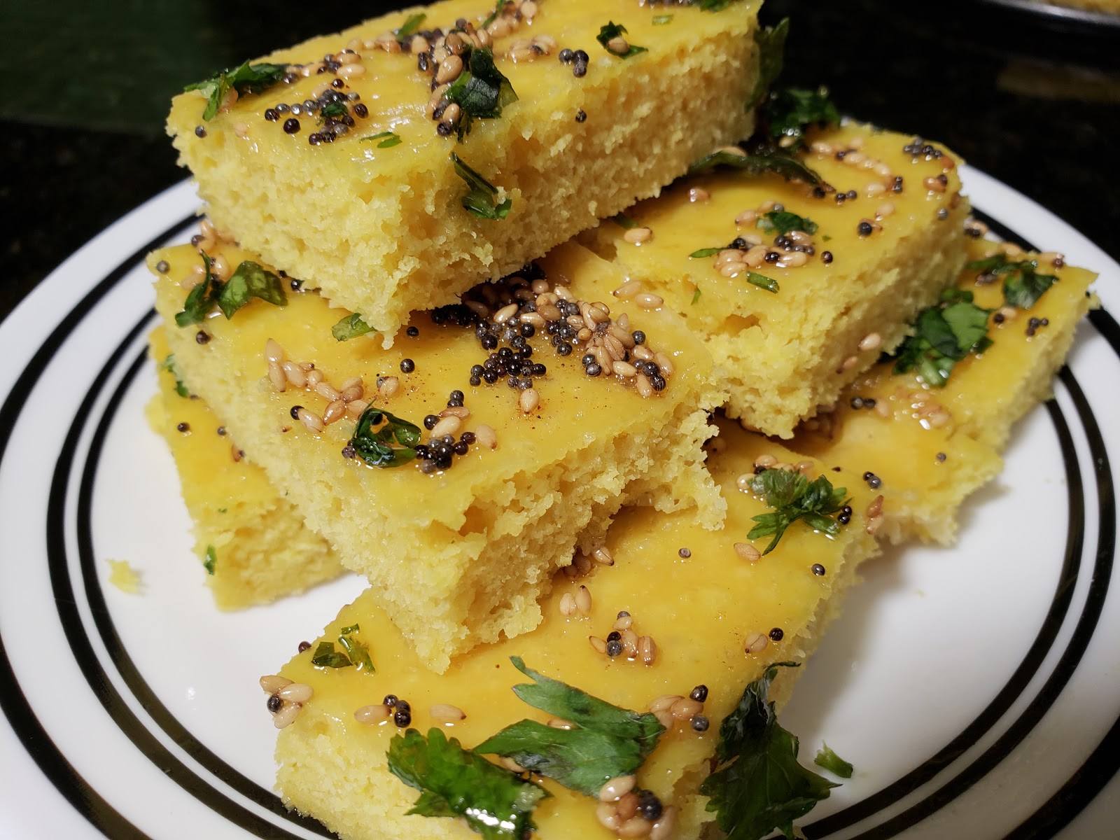 Instant Pot Quick Dhokla with mix