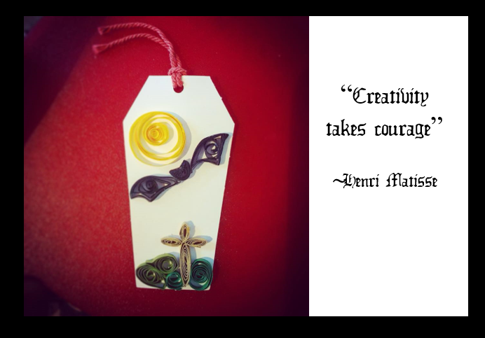 Goth Gardening ^o^: ...quilling and crafting, ravens and bats...