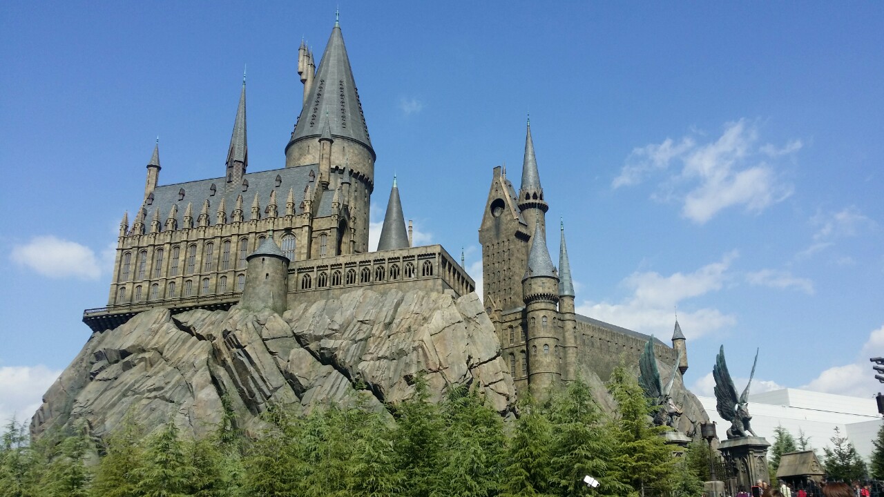 Hogwarts castle, Universal Studios, Japan