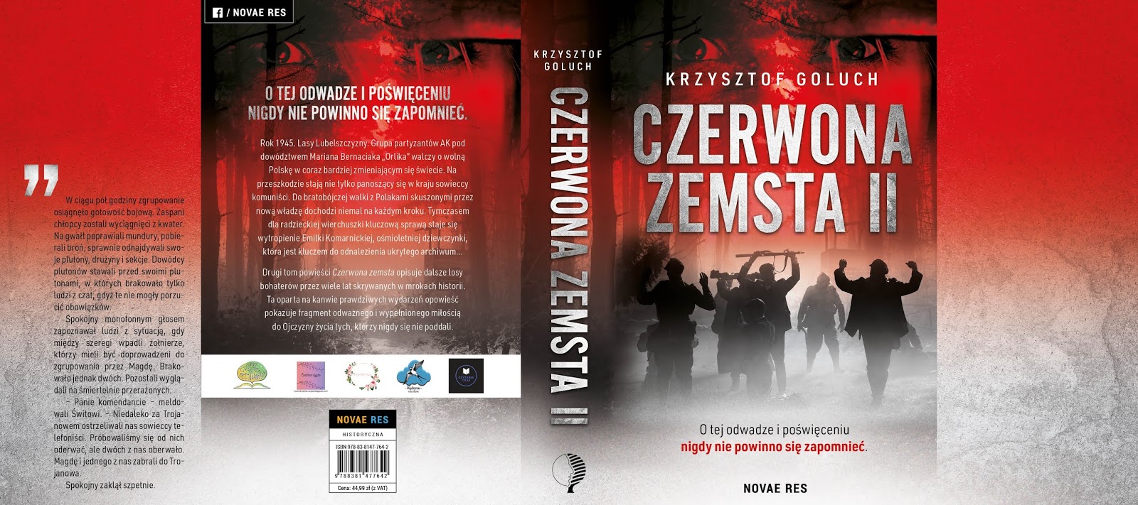 Czerwona zemsta II Krzysztof Goluch zapowiedź - Czytam Dla Przyjemności