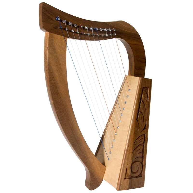 BABY WALNUT HARP 12-STRING ROSEWOOD