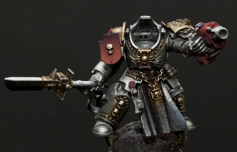 The Brush Brothers: Grey Knights Chapter Master painting tutorial (step ...