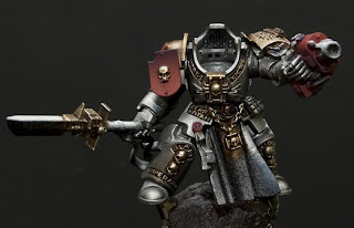 The Brush Brothers: Grey Knights Chapter Master painting tutorial (step ...
