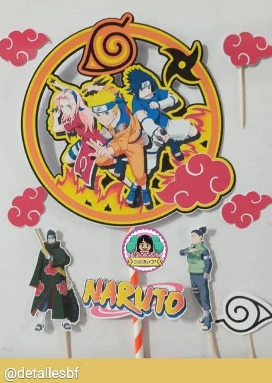 Topper Naruto - Mis Toppers Tus Toppers