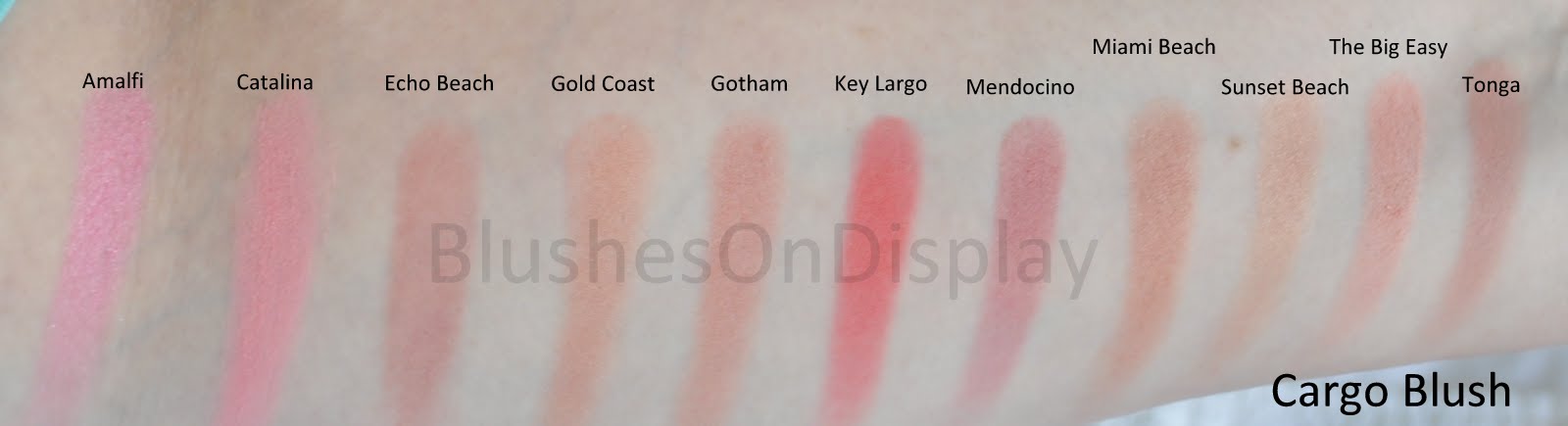Blushes on Display: Cargo Blush--The Big Easy