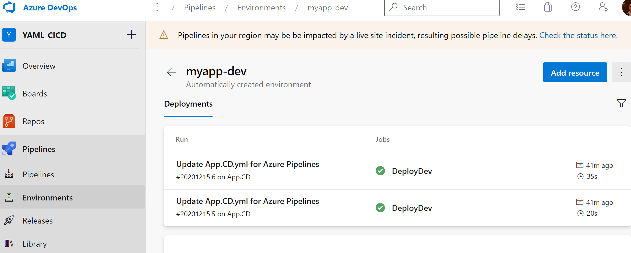 Chaminda's DevOps Journey with MSFT: Implementing a CD YAML Pipeline ...