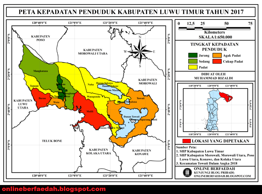 CARA MEMBUAT PETA KEPADATAN PENDUDUK