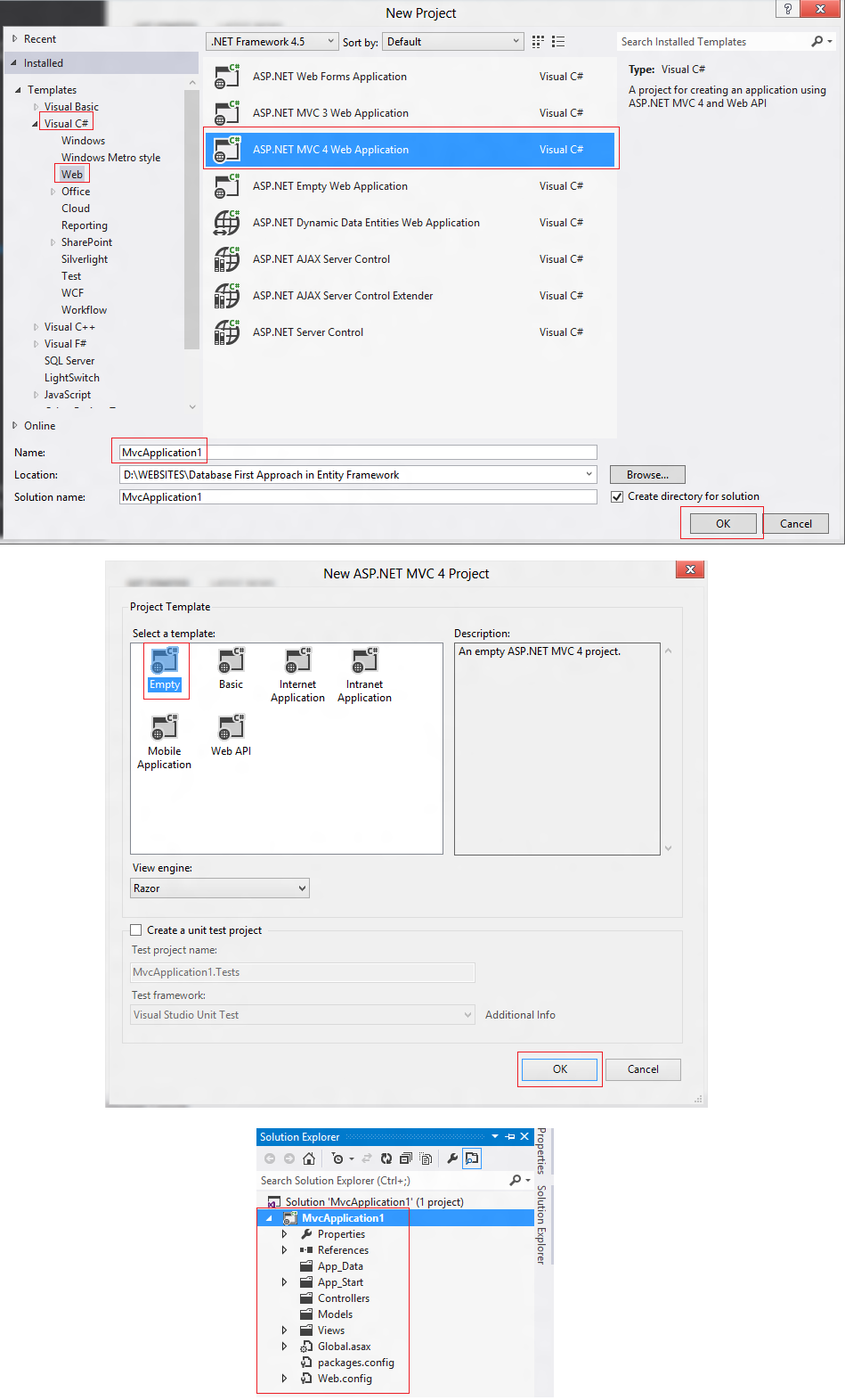 Database First Approach In Entity Framework