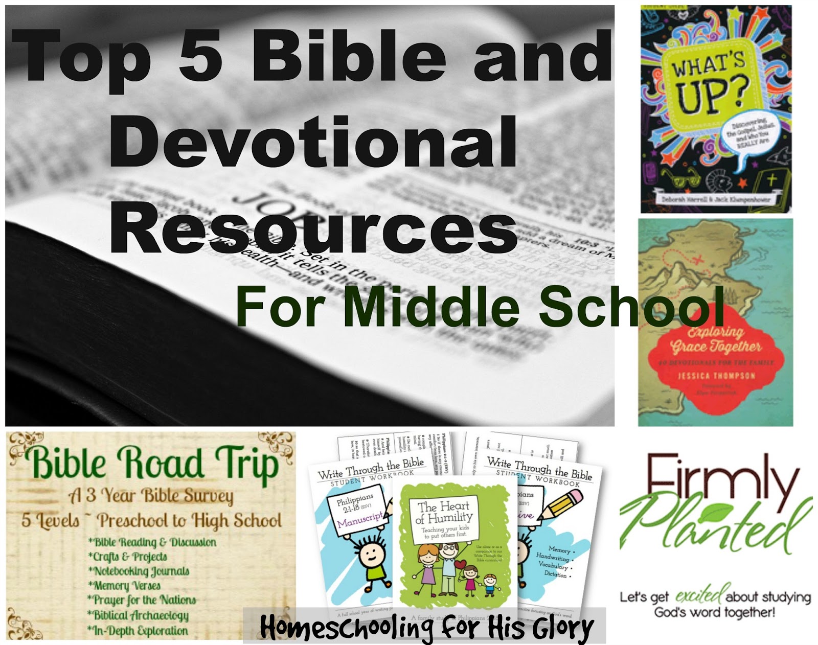 Top 5 Bible and Devotional Resources for the Middle School Years