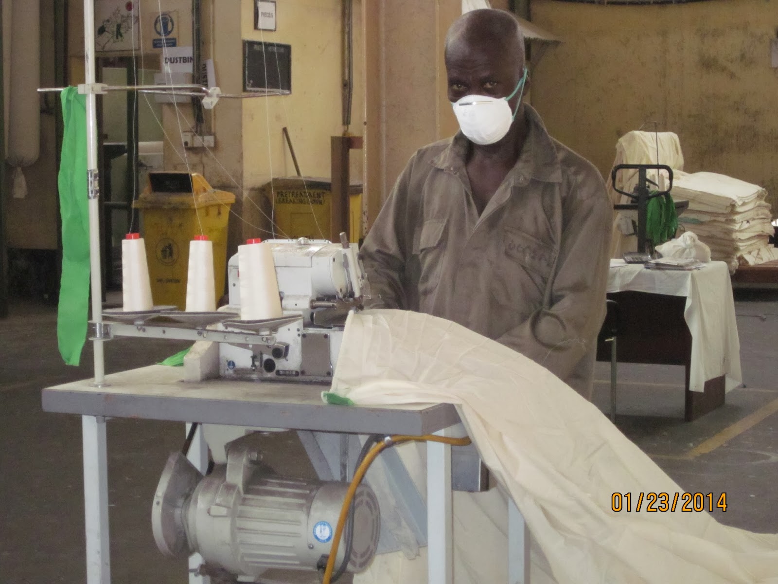 Life in Africa: GTP Fabric Plant (Ghana Textiles Printing)