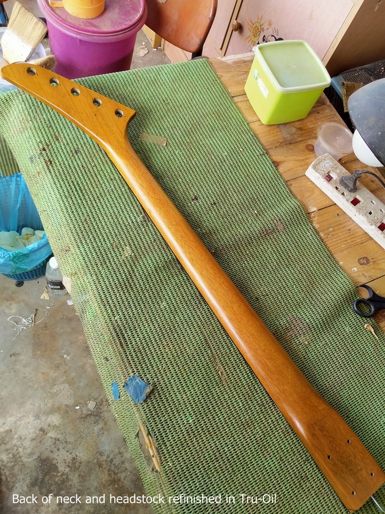 CA Guitar Repair Blog: Custom Explorer Bass Makeover: Part Two