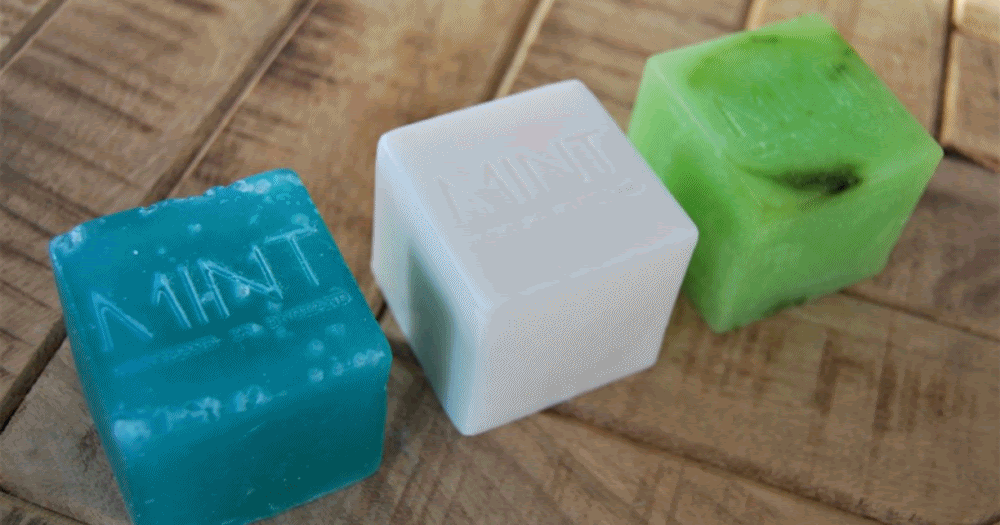 The Male Grooming Cleansing Bars From MINT On Demand.