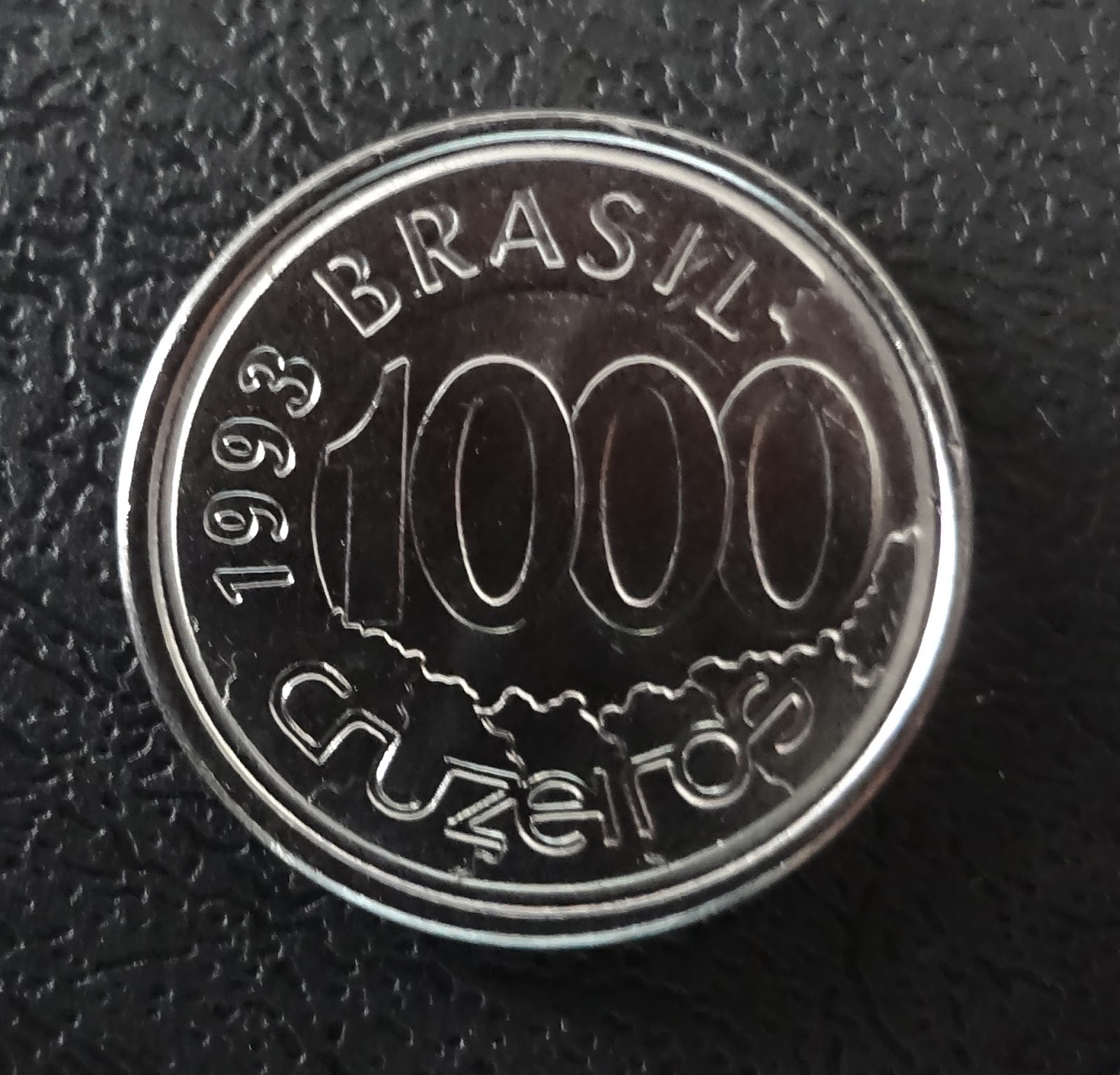Minha coleção de moedas: Moedas de Cruzeiro Real - Brasil