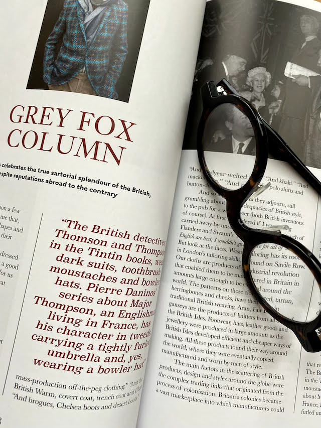 Chap Magazine: Grey Fox Column Explores British Menswear Style | Grey Fox