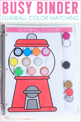 Busy Binder Activities | Lets Play.Learn.Grow