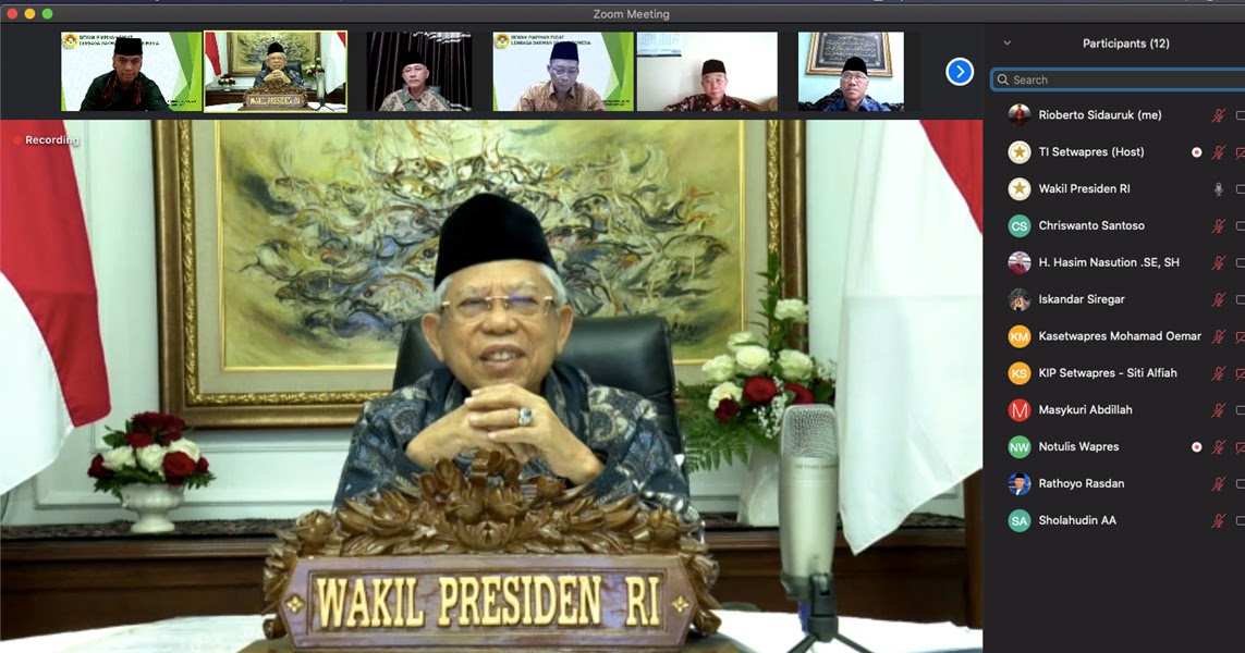Audiensi DPP LDII Dengan Wakil Presiden RI KH. Ma'ruf Amin ~ DPD LDII TEBO
