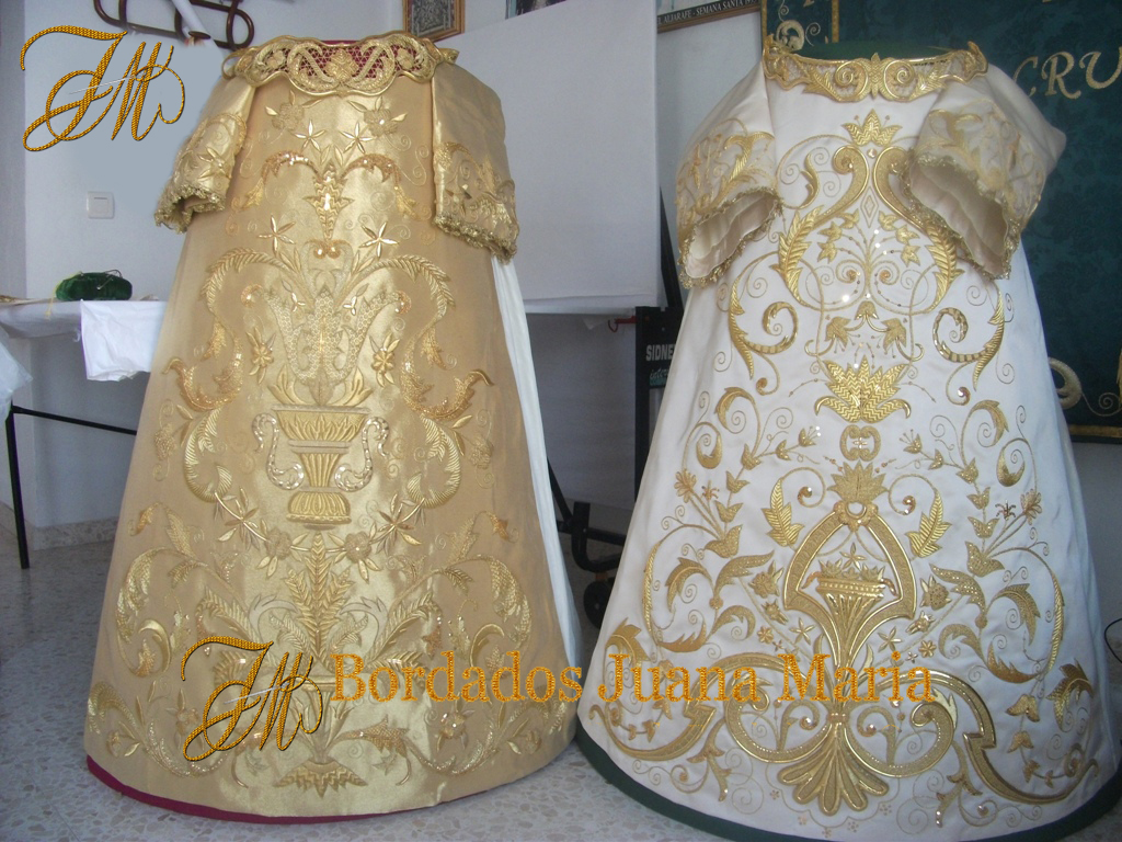 Bordados Juana Maria Sayas Bordadas Oro Para La Virgen
