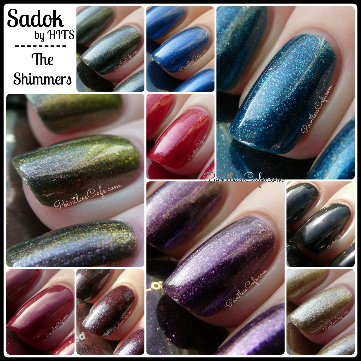 Sadok by HITS - The Shimmers - Swatches and Review | Pointless Cafe