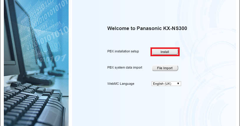 How to configure Panasonic NS300 by initial easy setup wizard?