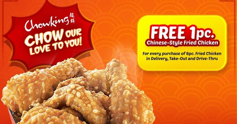 Manila Shopper: Chowking Chow Our Love Promo during Community Quarantine