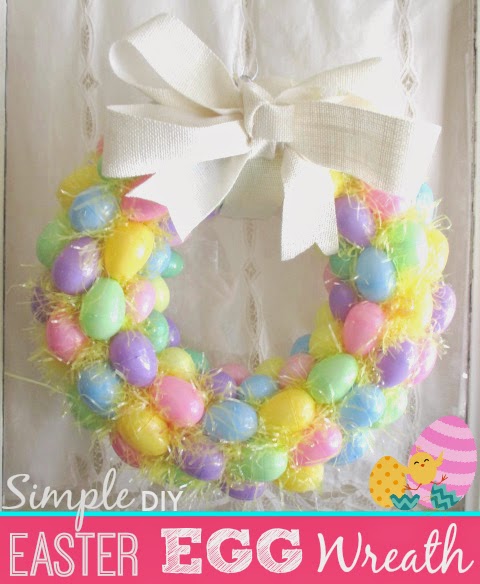 One Savvy Mom ™ | NYC Area Mom Blog: Simple DIY Easter Egg Wreath