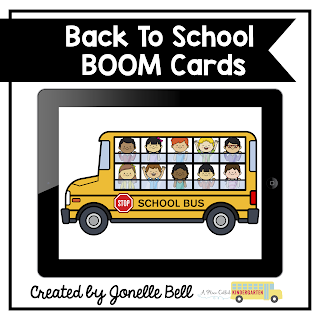 A Place Called Kindergarten: Back To School Kindergarten Digital Boom Cards
