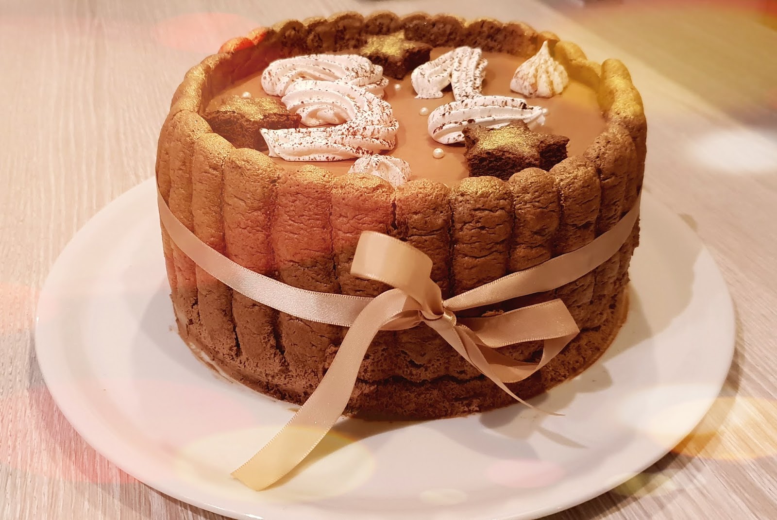 Charlotte poire-chocolat