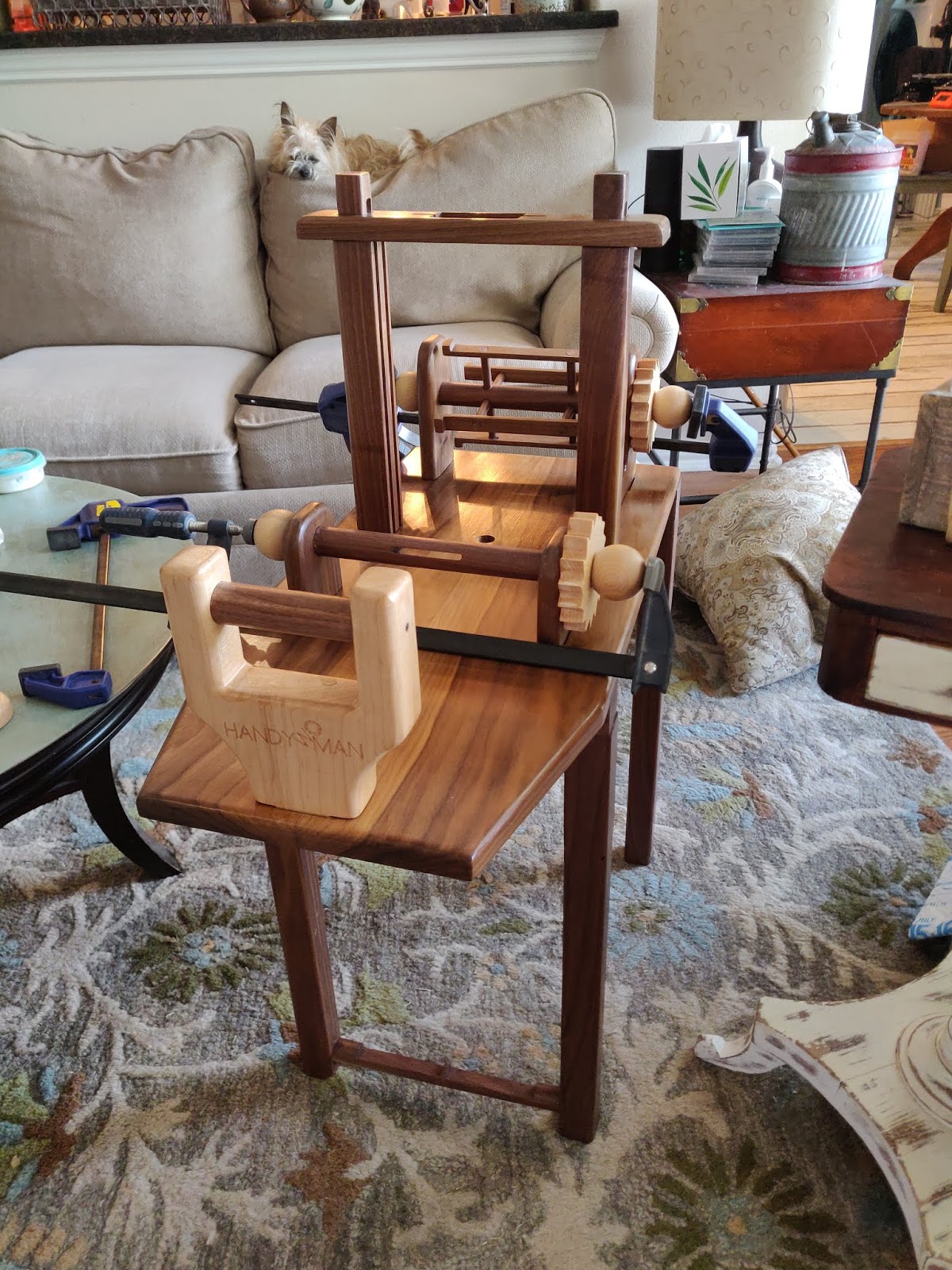She's just a girl who creates...: Another Reproduction Treadle loom