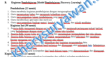 RPP Bahasa Indonesia 1 Lembar Kelas 8 Semester 1 & 2 Revisi 2021/2022 - Kherysuryawan.id