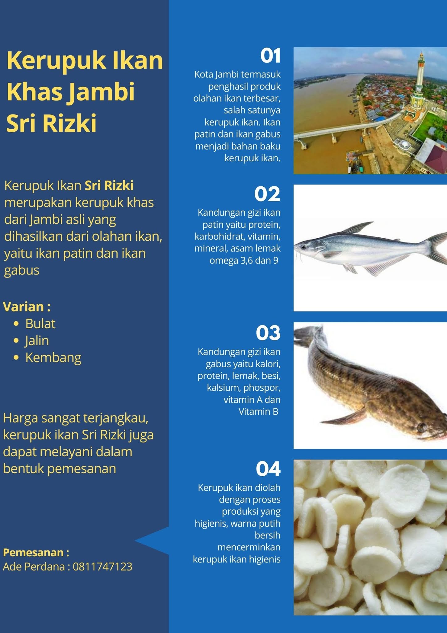Infografis Kerupuk Ikan