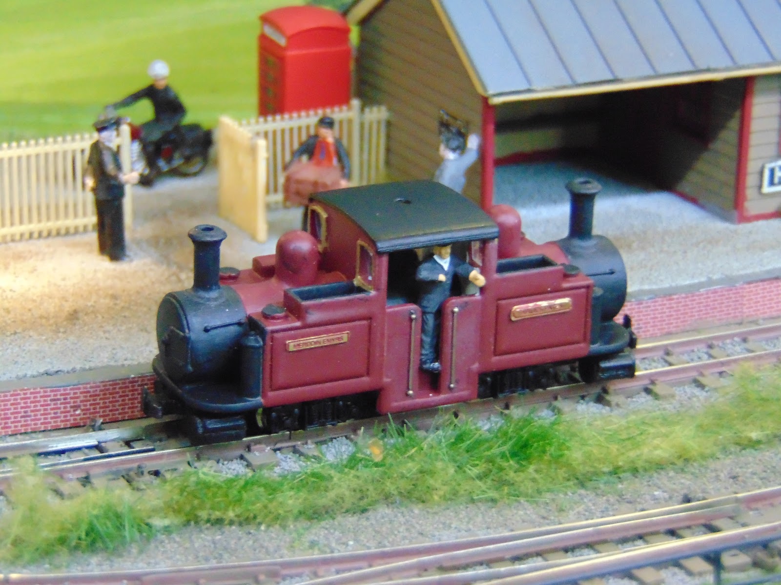 Dorset Railway Modelling: 009 Double Fairlie first run on Hillbrow.