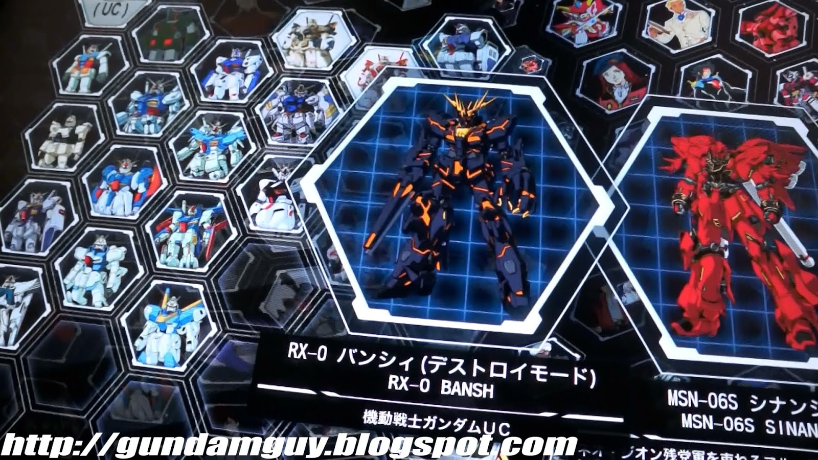 GUNDAM GUY: Gundam Touch Screen Info Center (Gundam Guy @ Gundam Front ...