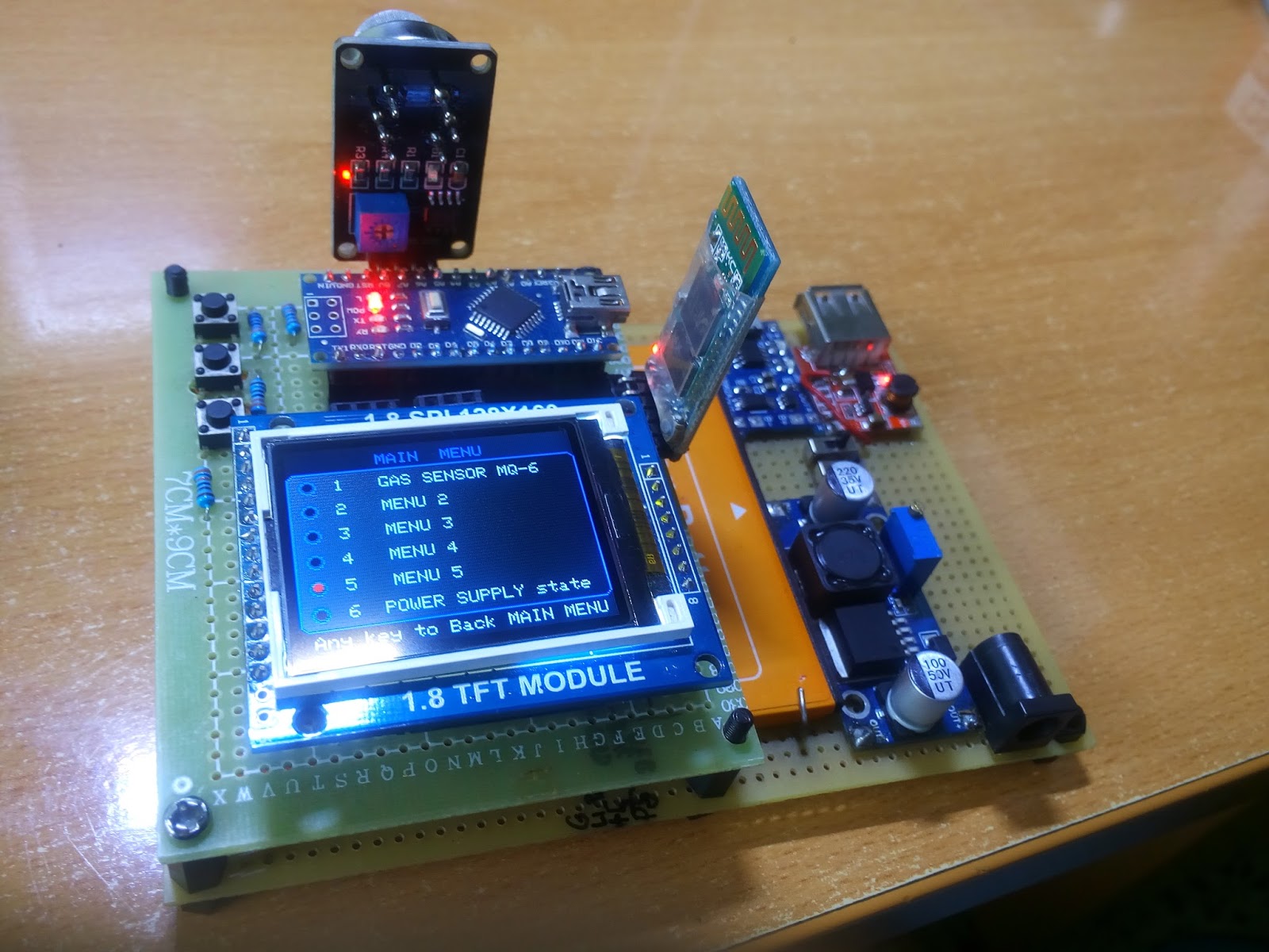Agp Miniprojects Arduino Abrir Menús Con Tres Pulsadores O Bluetooth