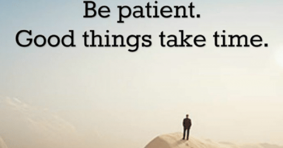 Flipped Learning : Be Patient...