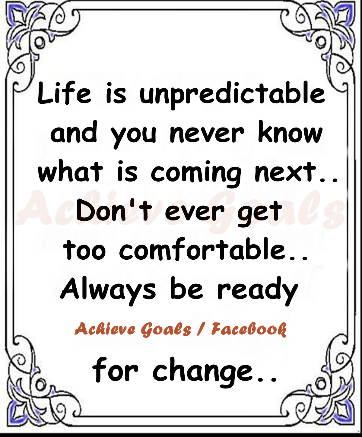 Love Life Dreams: Life is unpredictable and you never know what is ...