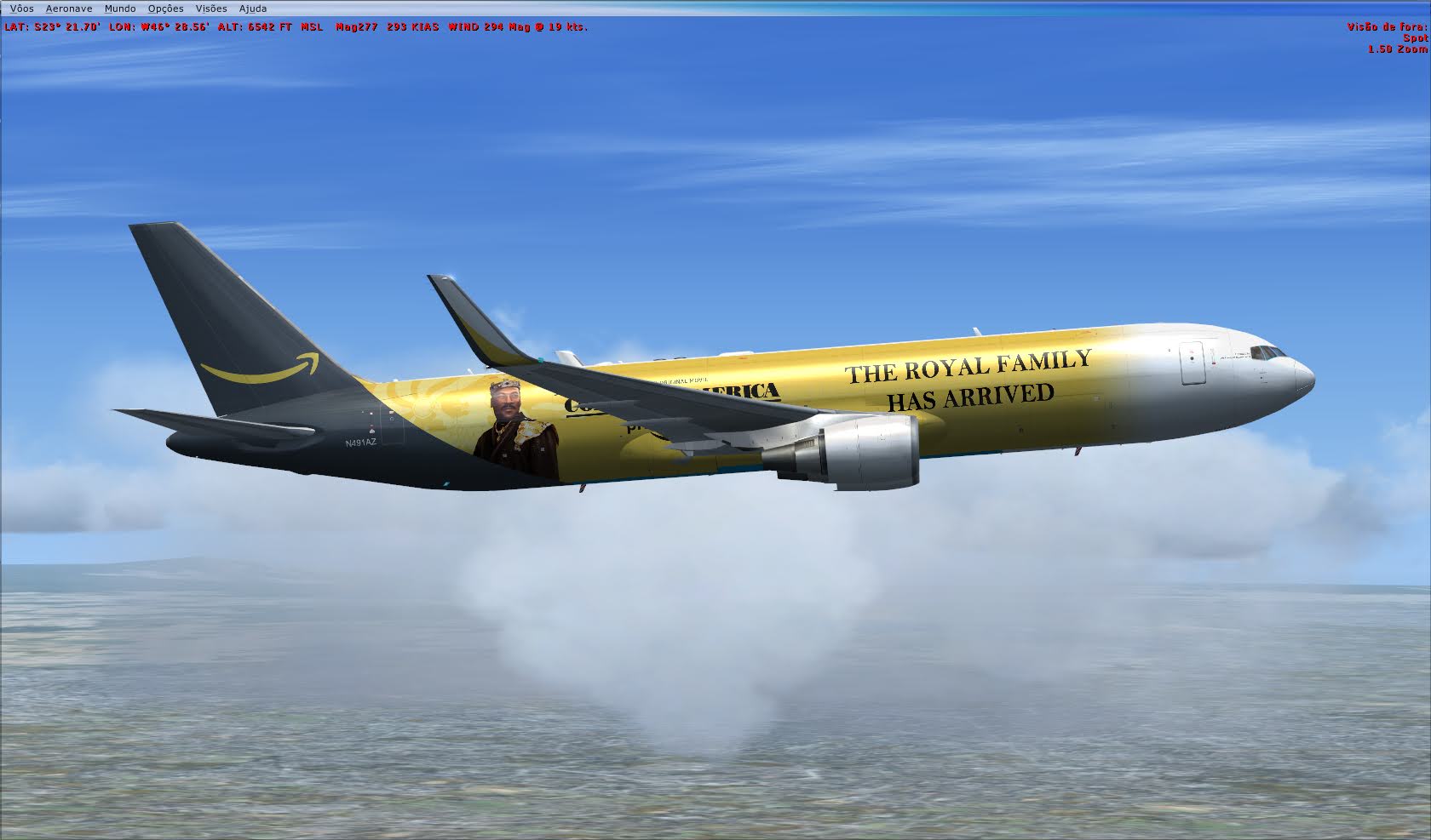 Aviação Arte: Boeing 767-300ERF Amazon Prime Air (Coming 2 America) SS