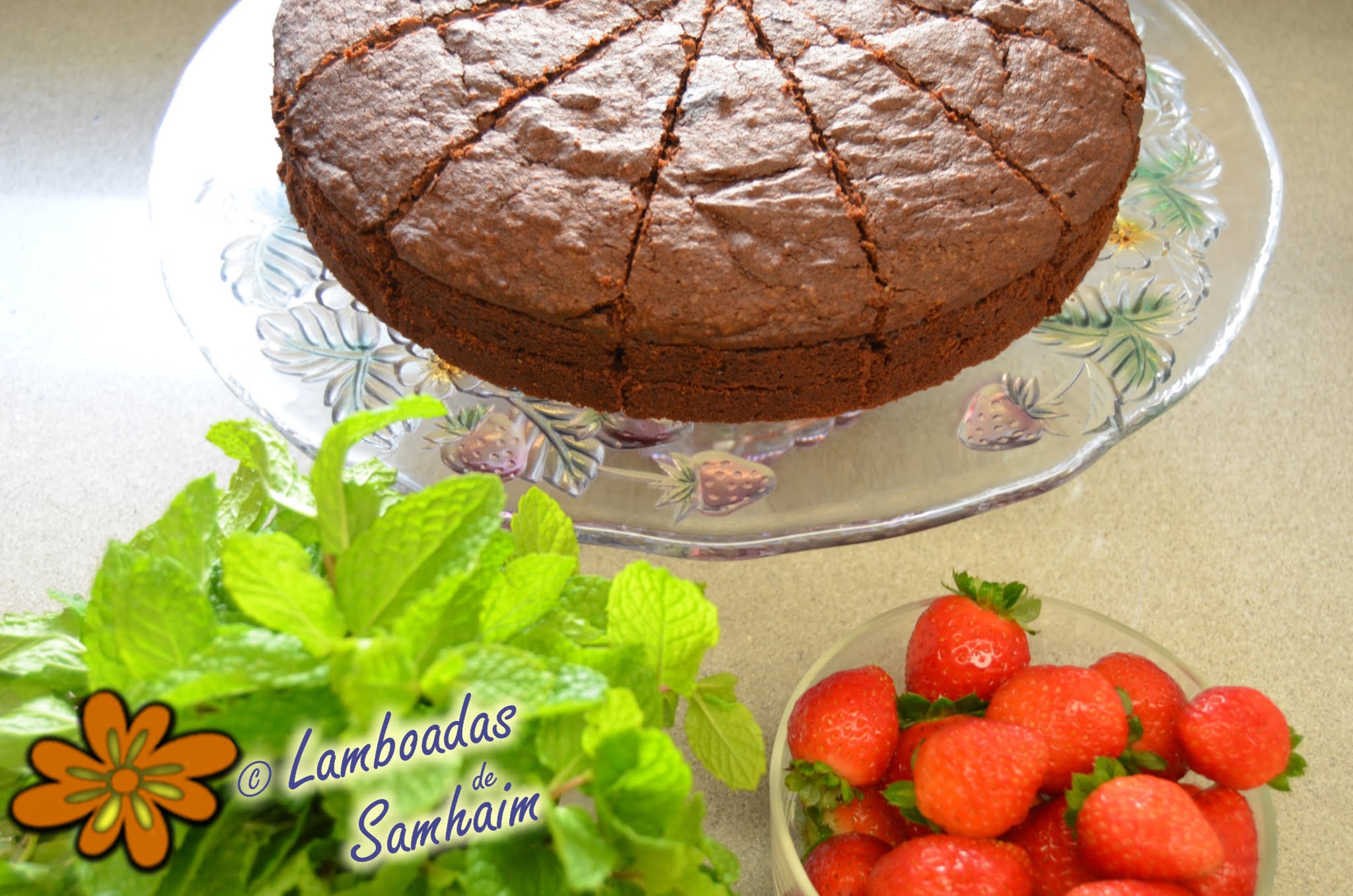 Lamboadas de Samhaim: Brownie de chocolate relleno al ron