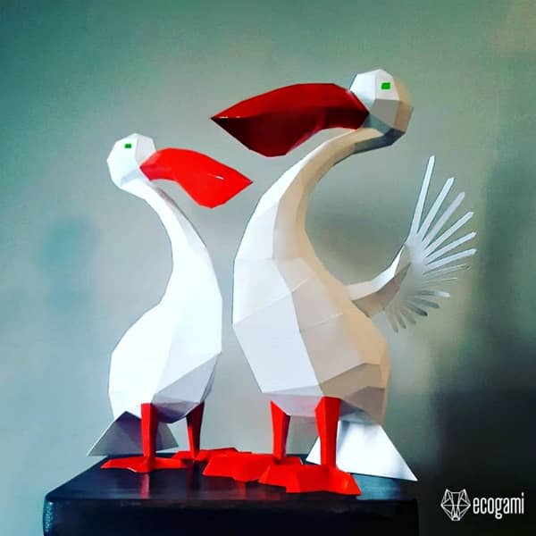 Make Ecogami's Amazing Low Poly Paper Craft Models