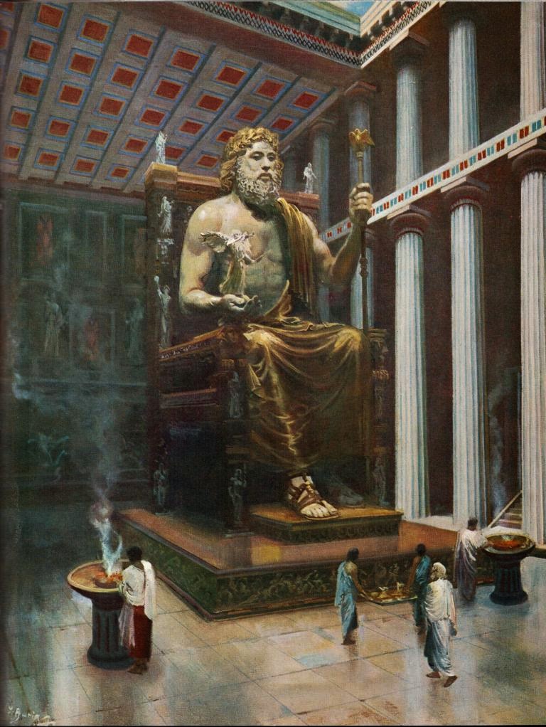 ZEUS: Diova socha v Olympii