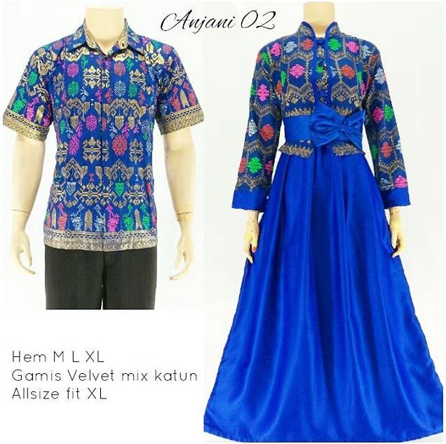 10 Model Baju Batik Sarimbit Pasangan Modis Menarik 2020