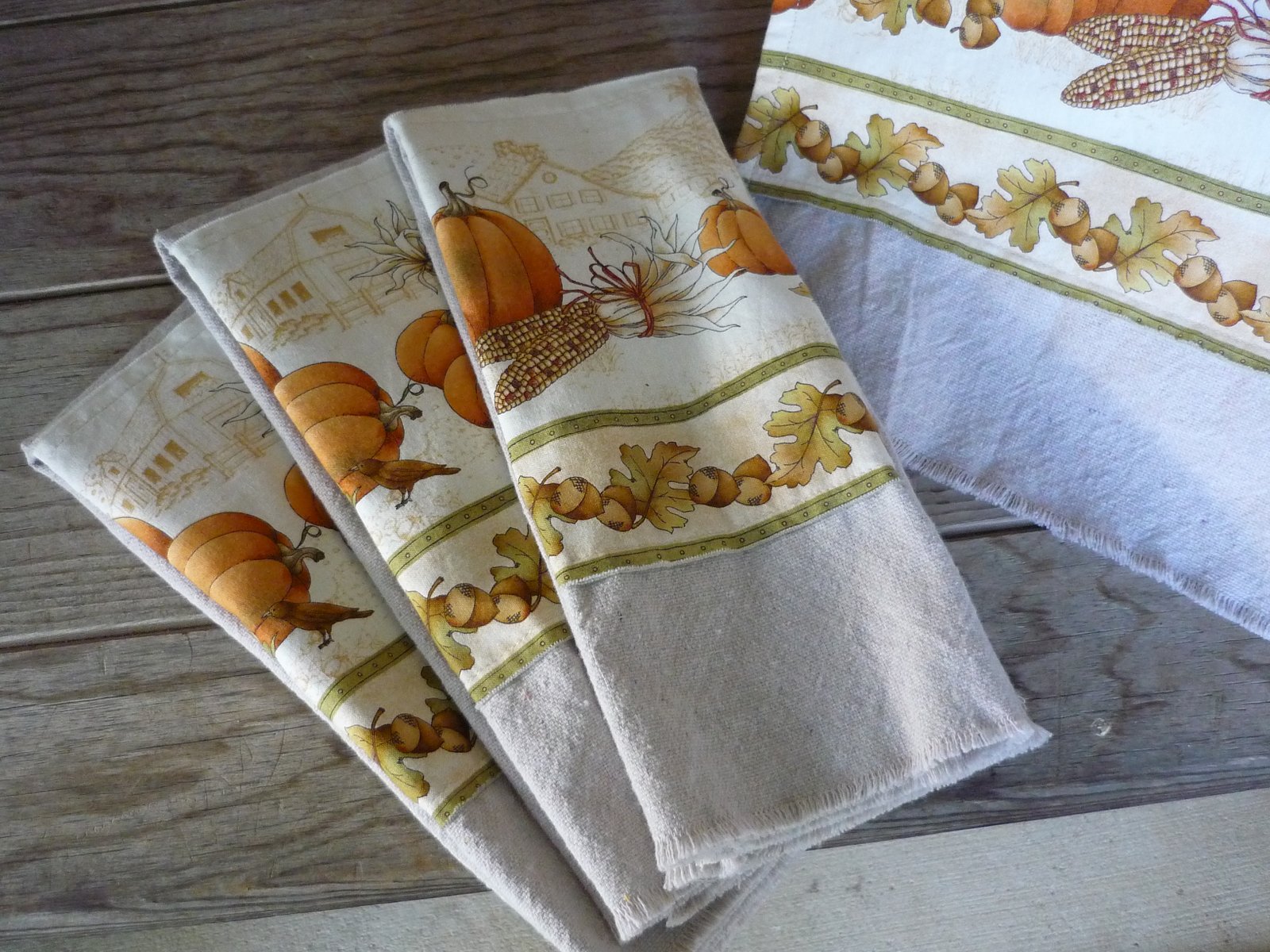 At Home in English Valley: Drop Cloth Hand Towels